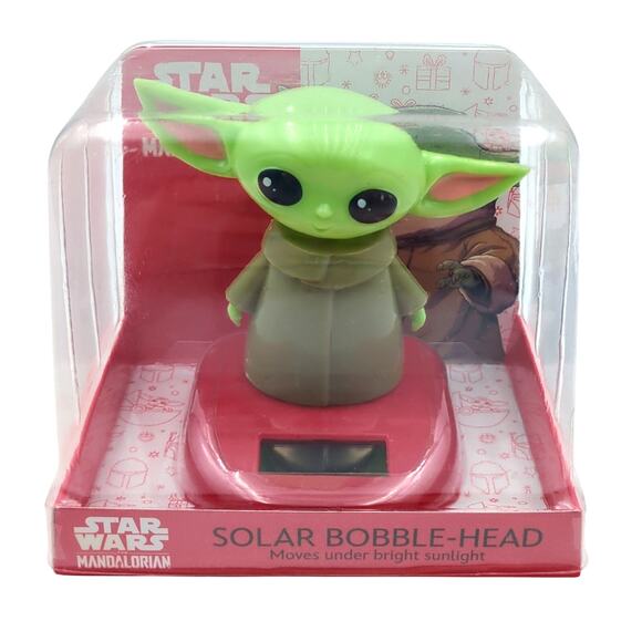 Disney | Toys | Solar Powered Baby Yoda Grogu Bobblehead Toy Star Wars ...